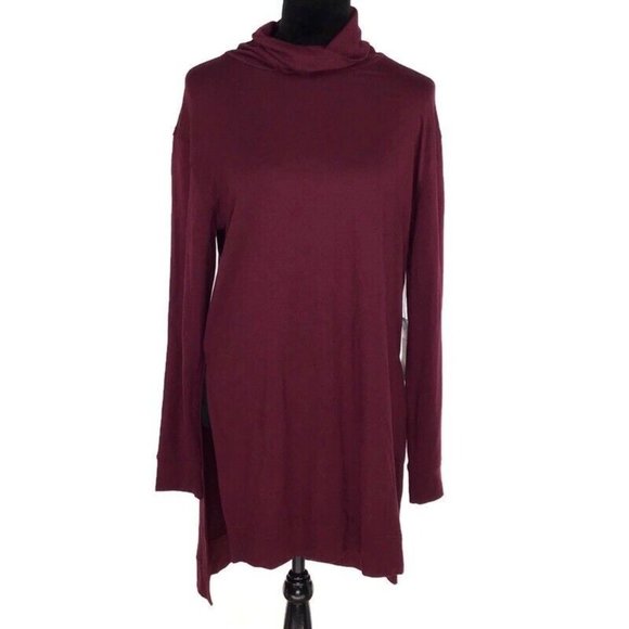 Another Love | Tops | Another Love New Sz M Turtleneck High Low Hem ...